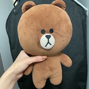 LINE Friends | Toys | Line Friends Brown Standing Plush | Poshmark